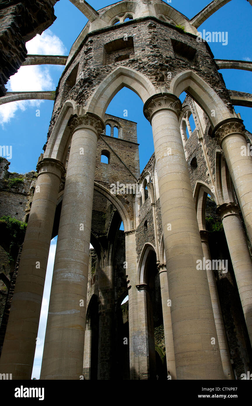 Interior The Chancel Hambye Abbey Cherbourg Peninsular Normandy France ...