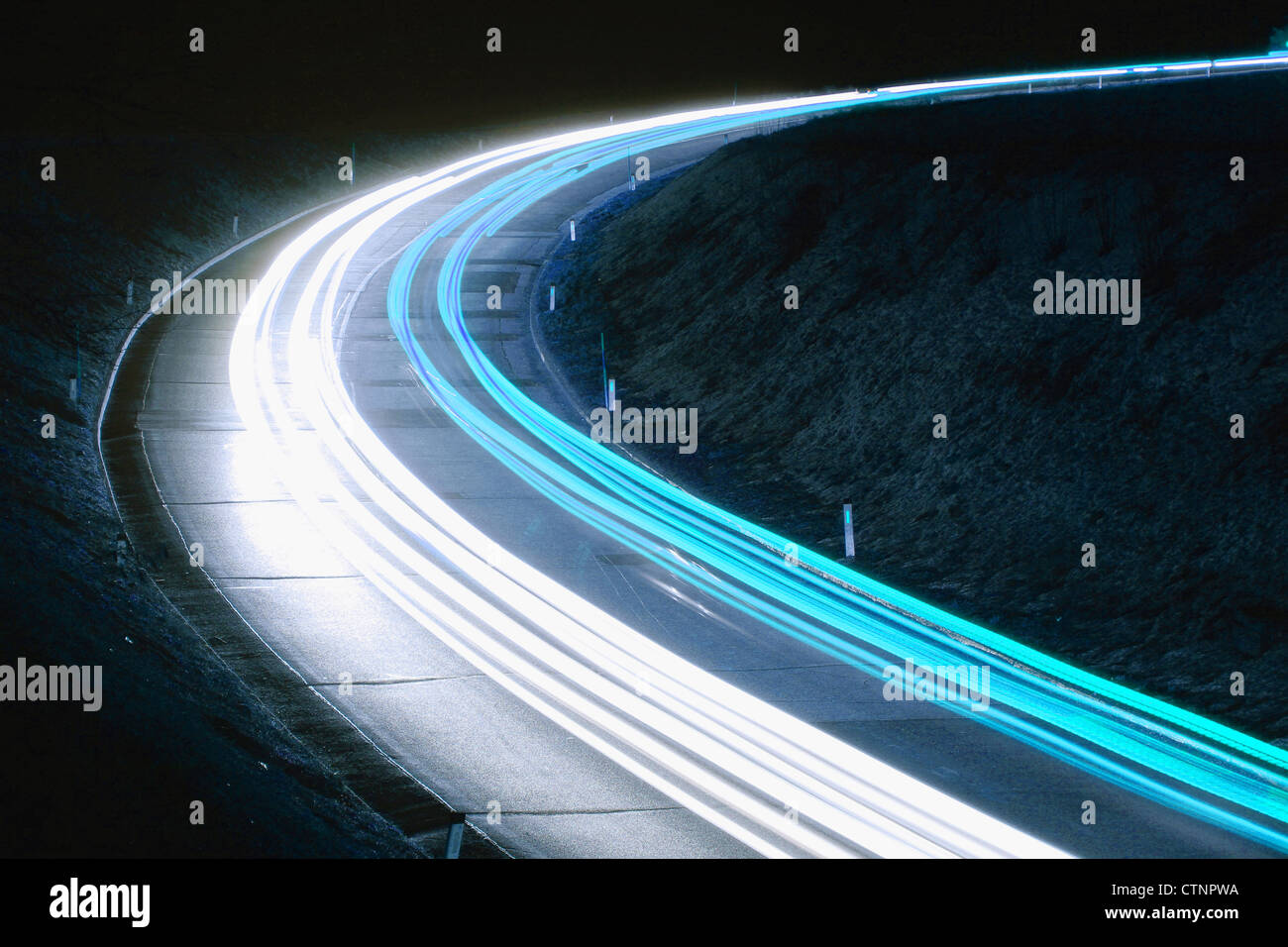 Blue traffic signs hi-res stock photography and images - Alamy