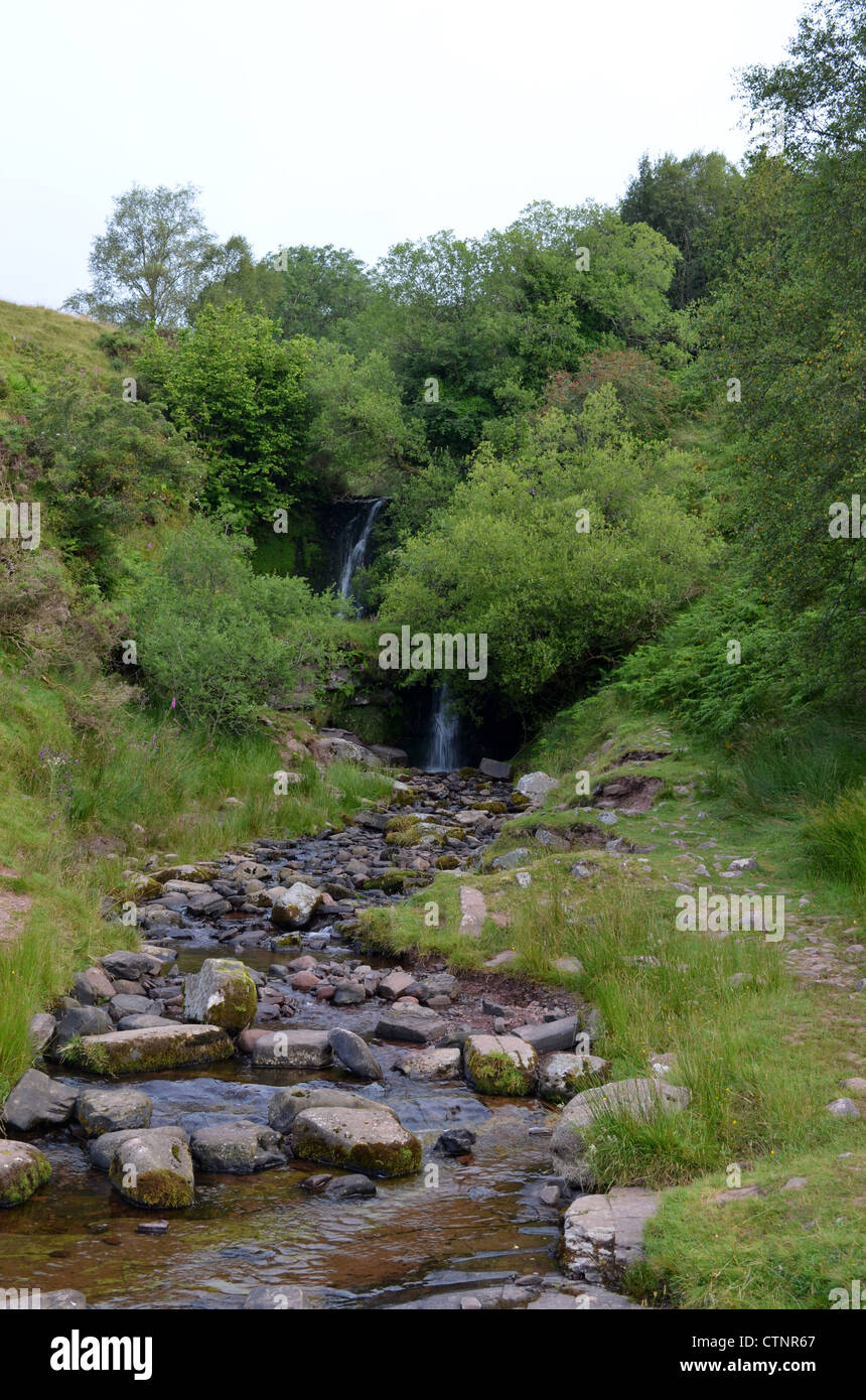 Torpantau waterfalls number 3185 Stock Photo - Alamy