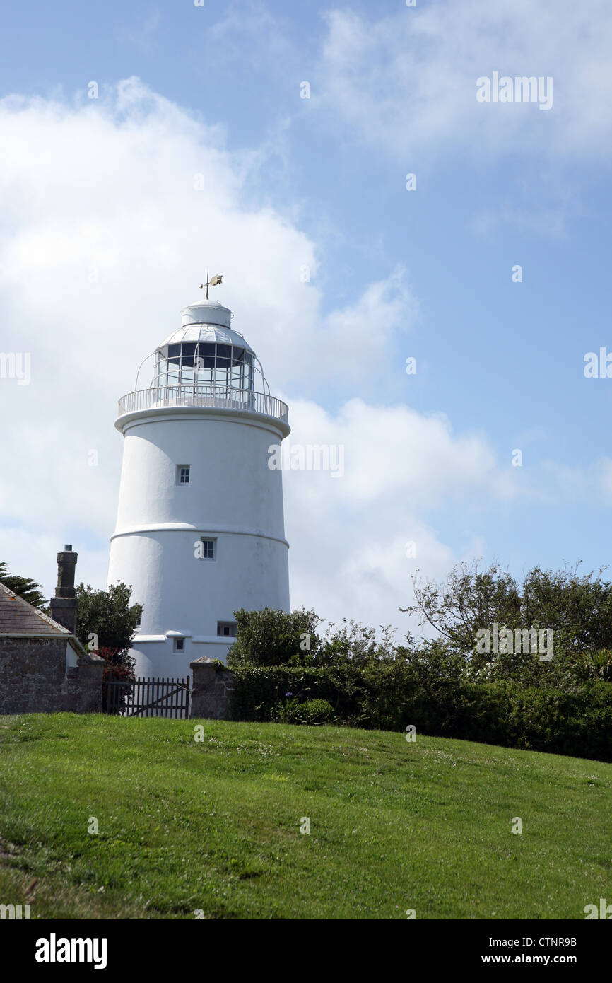The lighthouse on St Agnes and Gugh, Scilly Isles Isles of Scilly ...
