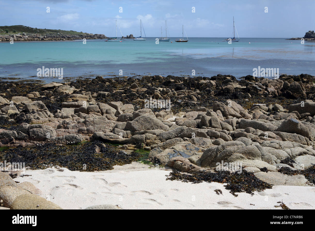 The Gugh, next to St Agnes Scilly Isles Isles of Scilly Cornwall ...