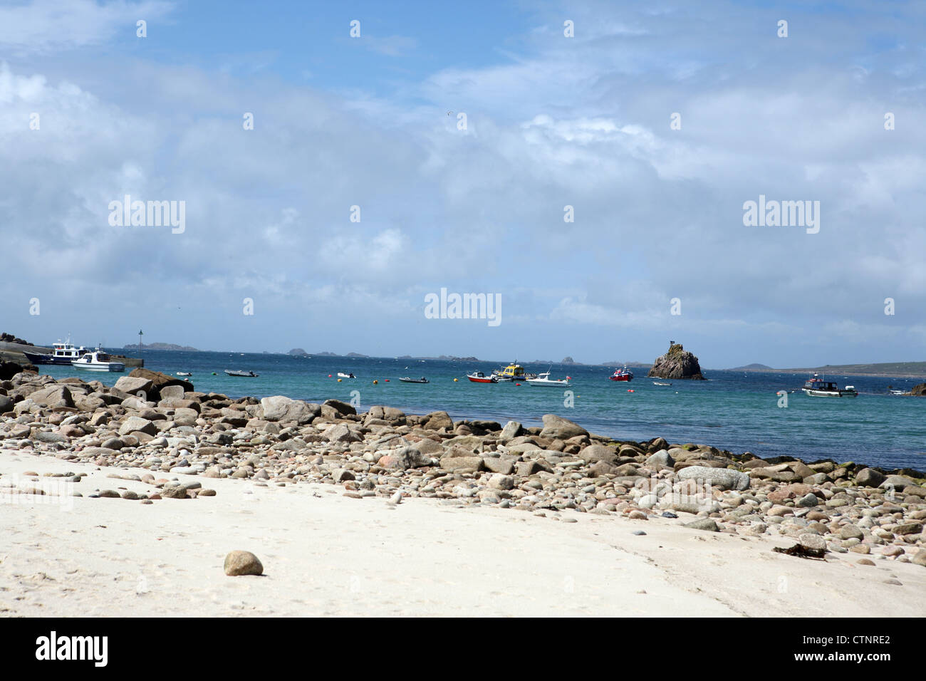 The Gugh, next to St Agnes Scilly Isles Isles of Scilly Cornwall ...
