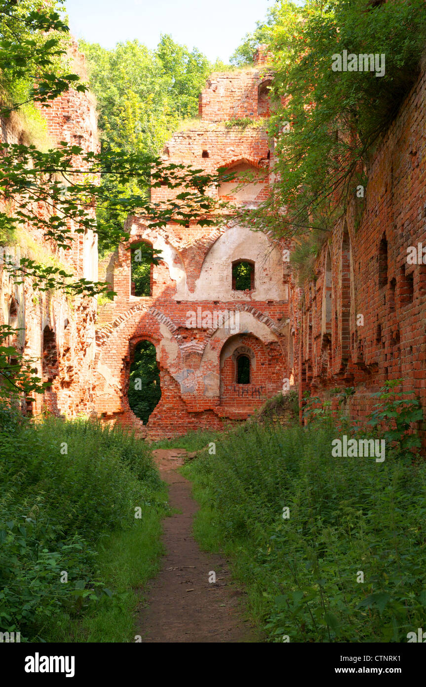 Balga - ruins of medieval castle of the Teutonic knights. Kaliningrad ...