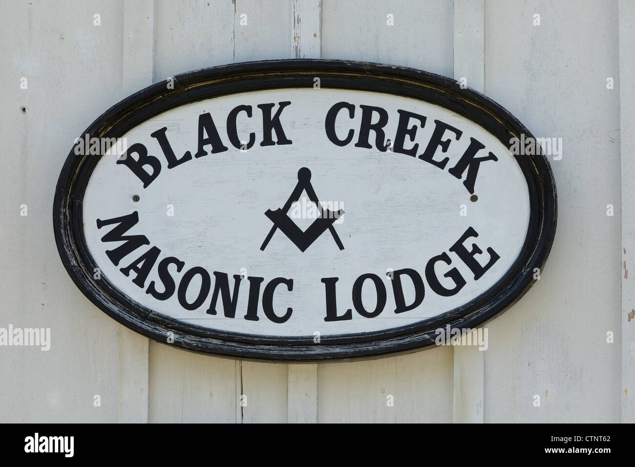 Masonic Lodge Sign at Black Creek Pioneer Village, Toronto, Ontario ...