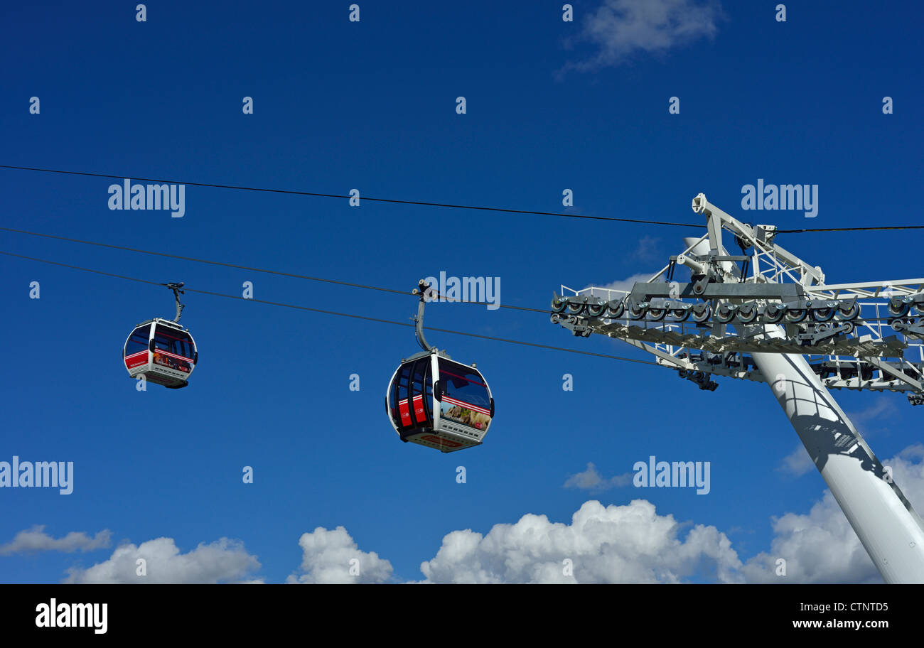 Emirates Air Line, Cable Car, Greenwich Peninsula, London, United ...