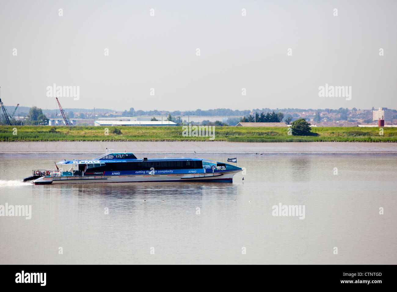 Thames clipper water bus hi-res stock photography and images - Alamy