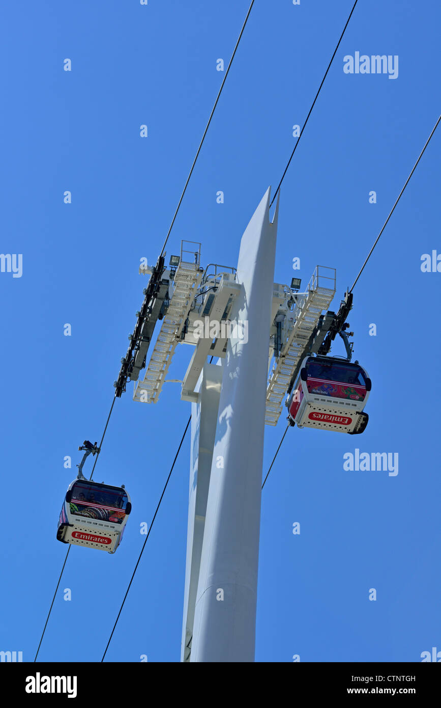 Emirates Air Line, Cable Car, Greenwich Peninsula, London, United ...