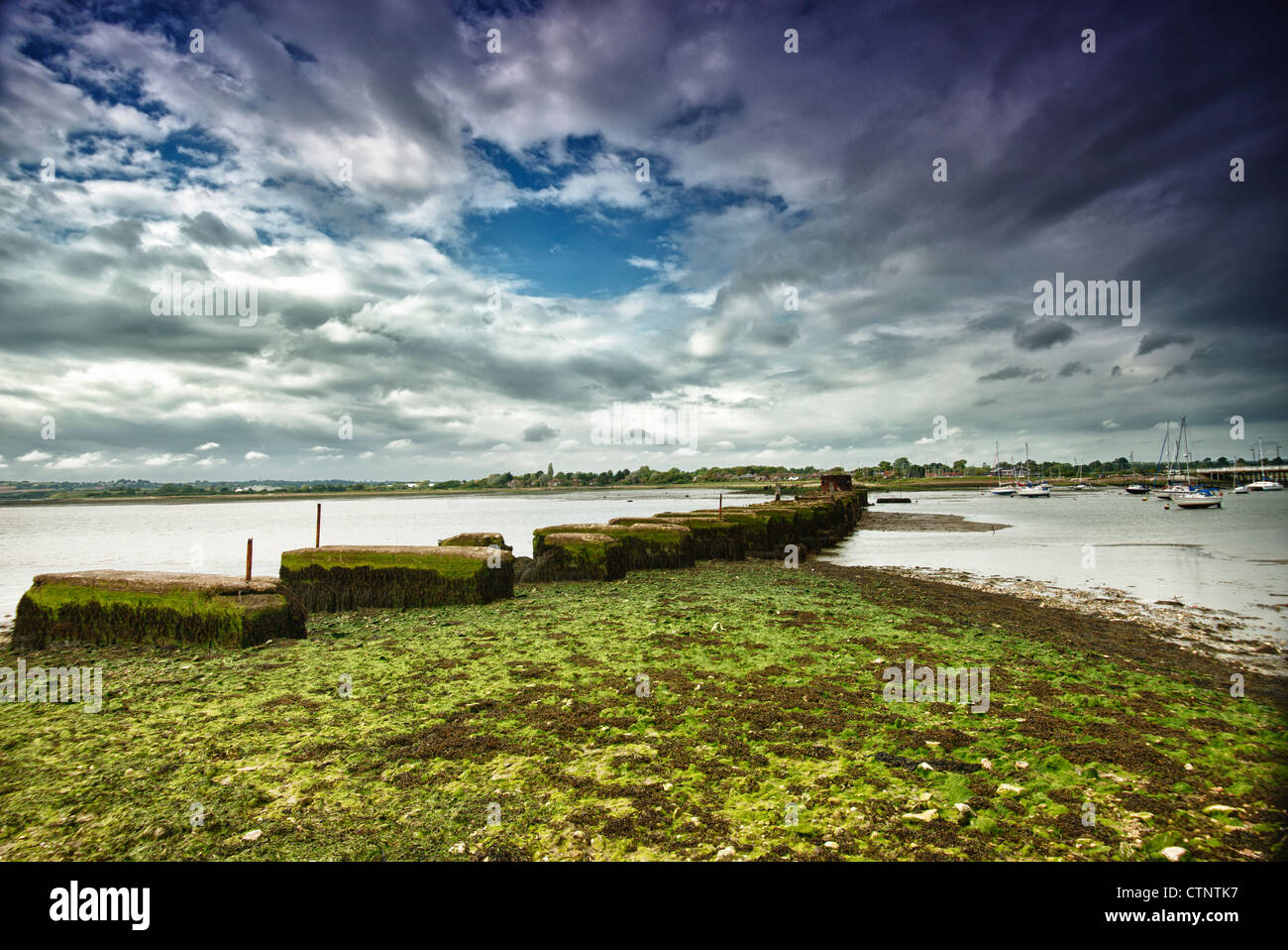 Old railway track Hayling billy Stock Photo - Alamy