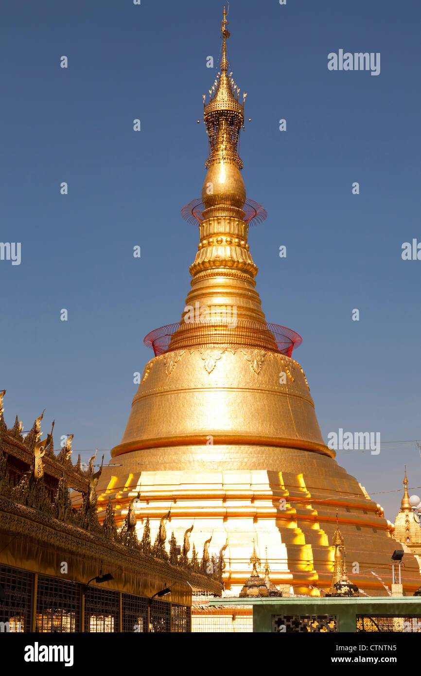 Buddha's First Sacred Hair Relic Pagoda, Botataung, Yangon, Myanmar ...