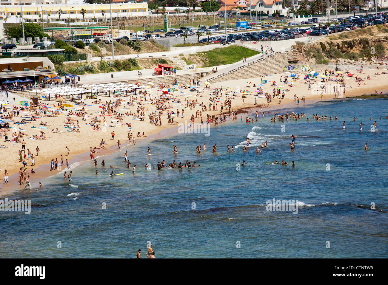 Beachgoers swim hi-res stock photography and images - Alamy