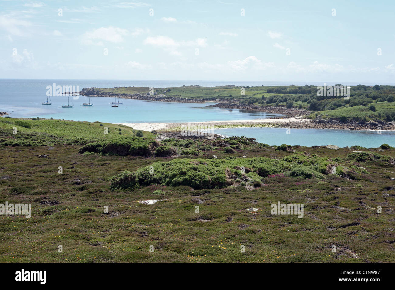 St Agnes and The Gugh, Scilly Isles Isles of Scilly Cornwall England UK ...