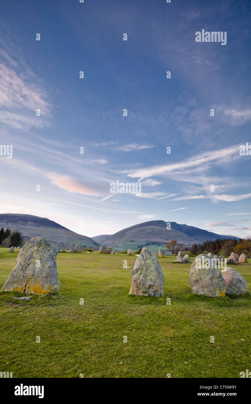 Castlerigg Stone circle near to Keswick in the Lake District national ...