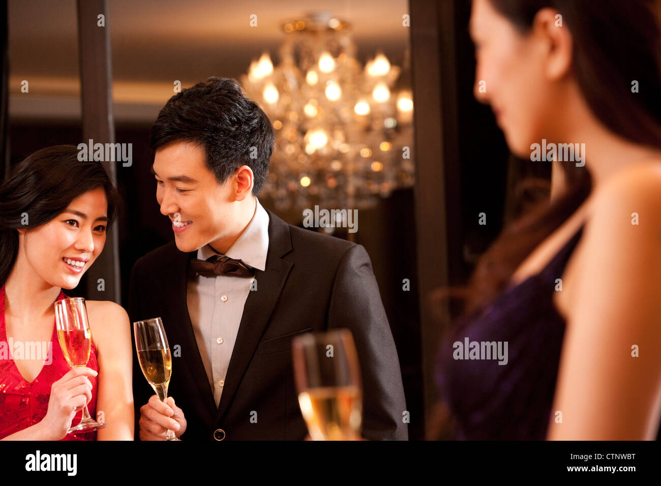 Young people in formal party Stock Photo - Alamy