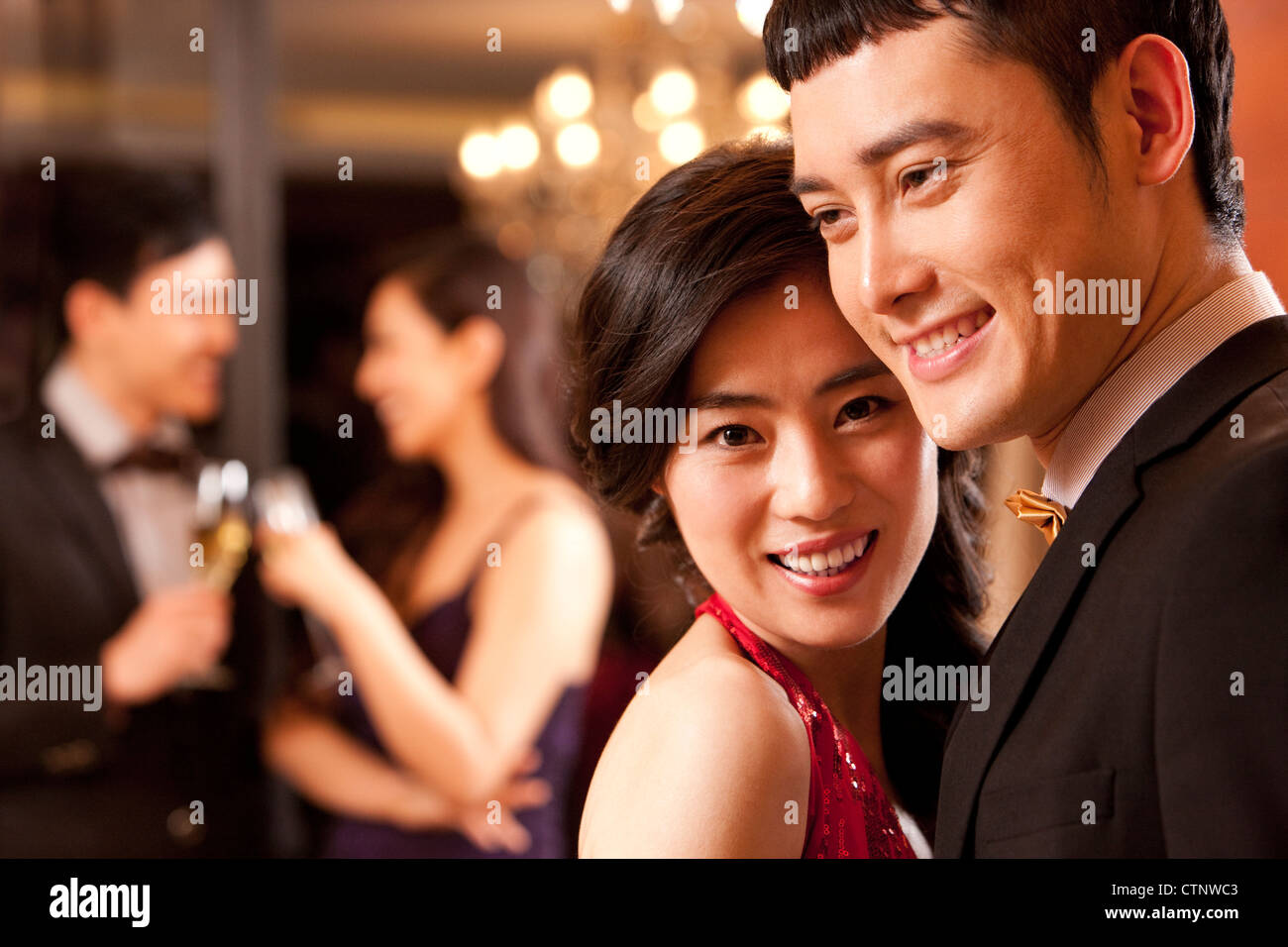 Young people in formal party Stock Photo - Alamy