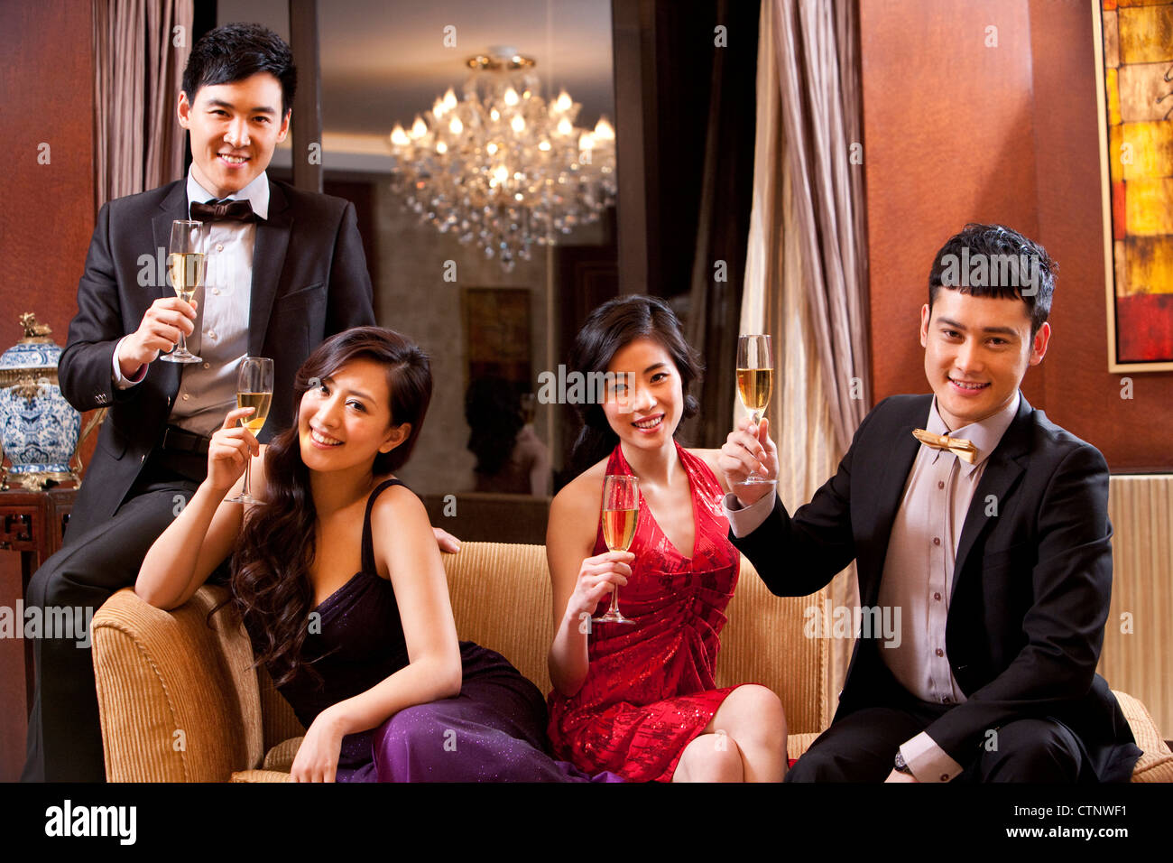 Group women ball gown hi-res stock photography and images - Alamy