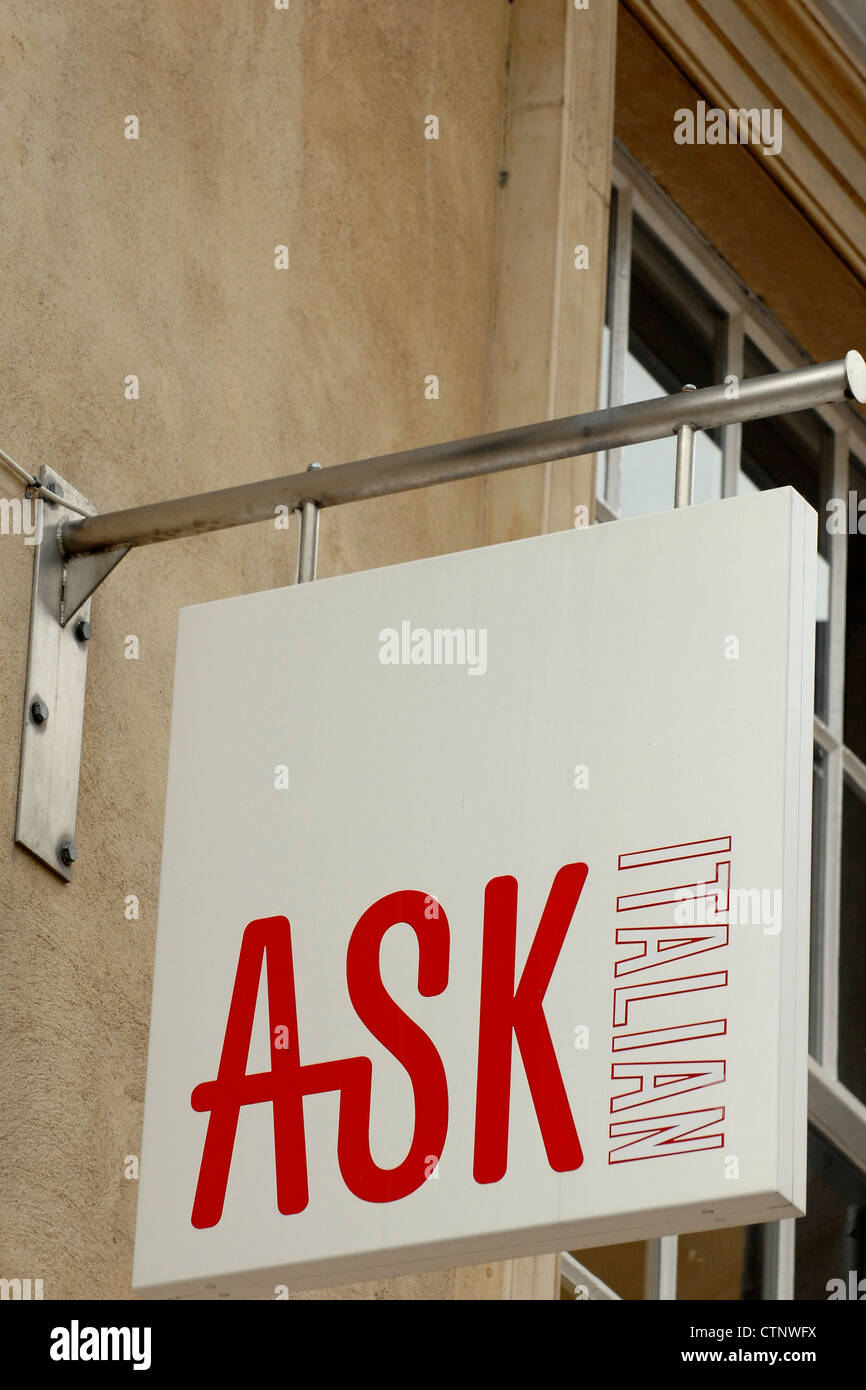 Ask restaurant hi-res stock photography and images - Alamy