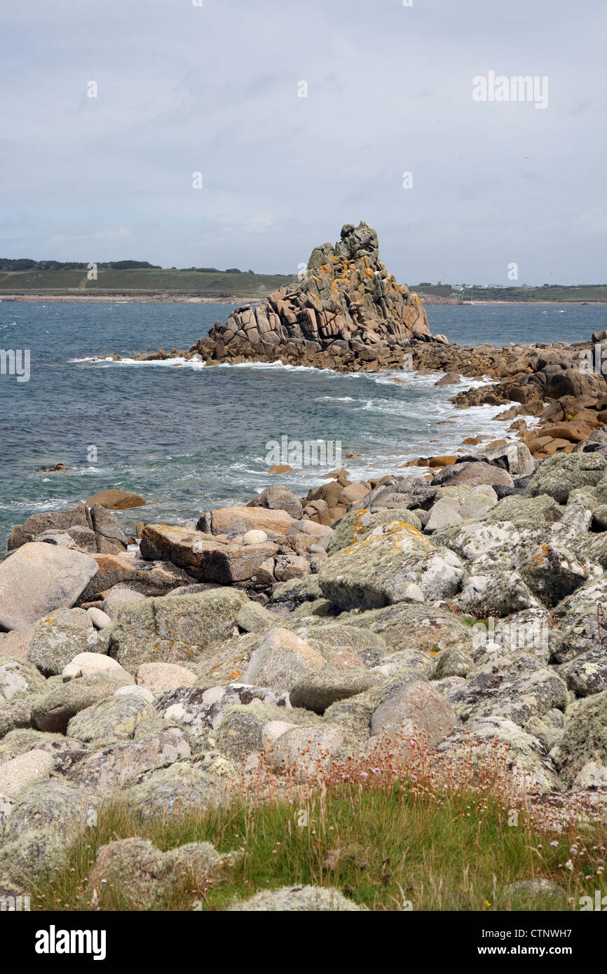 St Agnes and The Gugh, Scilly Isles Isles of Scilly Cornwall England UK ...