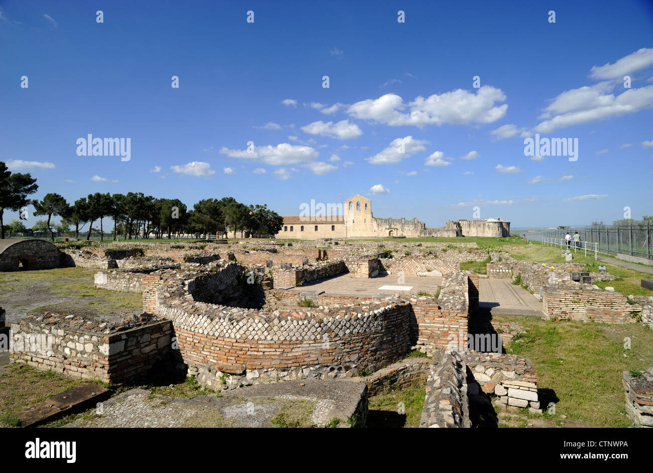 Italy, Basilicata, Venosa, Archaeological Park, roman thermae Stock ...