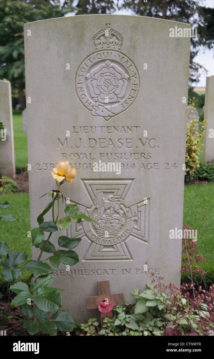 Grave of Lieutenant Maurice J Dease VC, one of the first VC winners of ...
