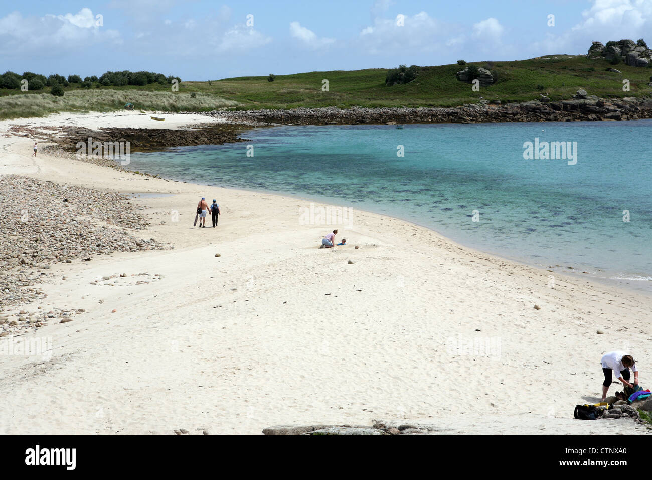 St Agnes and The Gugh, Scilly Isles Isles of Scilly Cornwall England UK ...