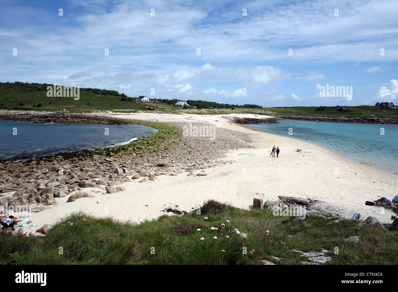 St Agnes and The Gugh, Scilly Isles Isles of Scilly Cornwall England UK ...