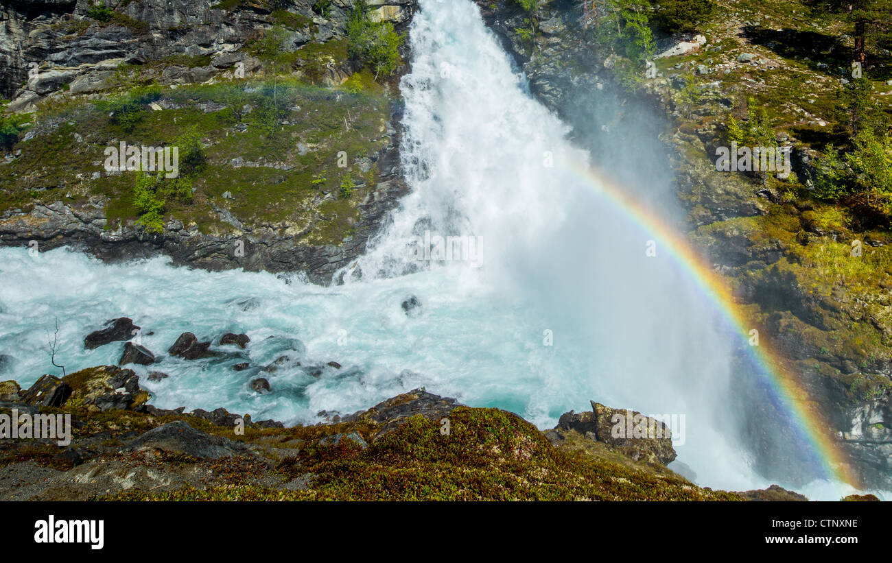 mountain river, Norway Stock Photo - Alamy