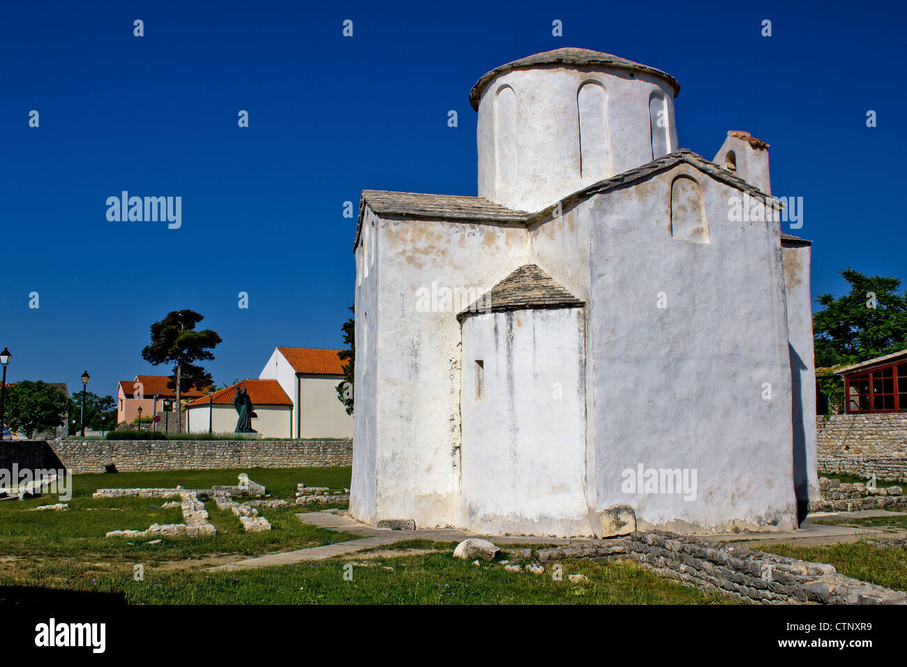 Cathedral of Holy Cross in Nin - one of the smallest worldwide Stock ...