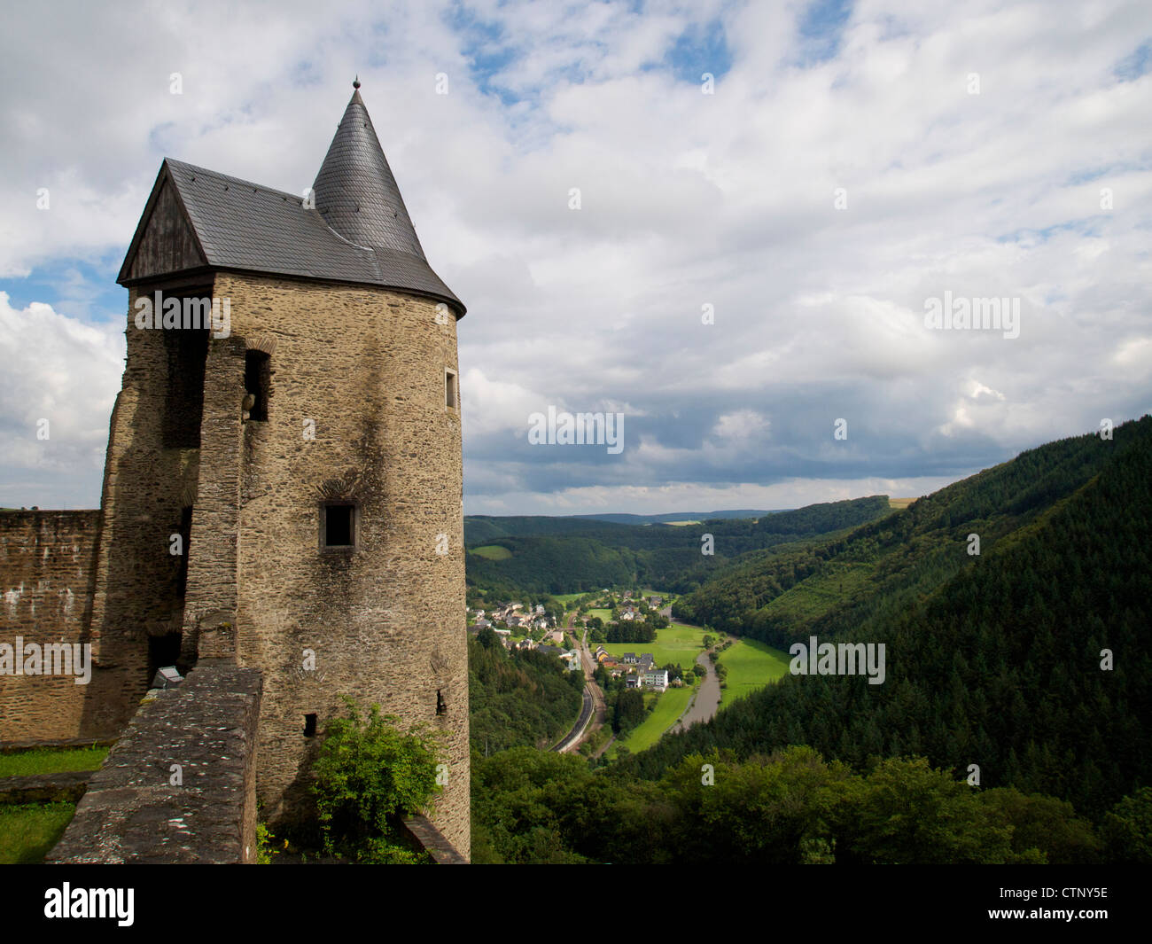 Bourscheid castle hi-res stock photography and images - Alamy