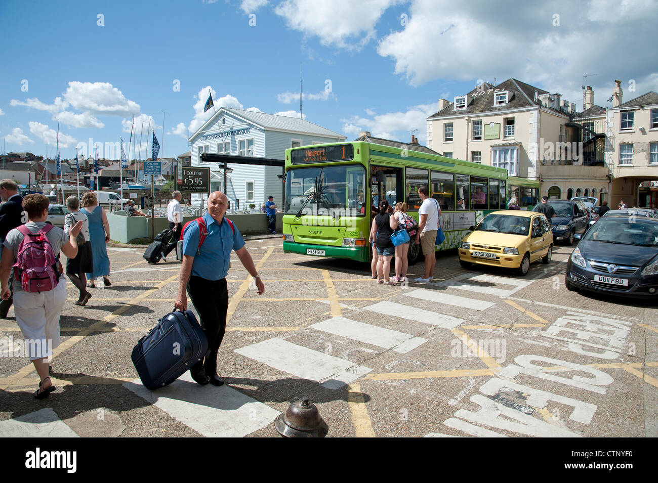 Southern vectis bus isle of wight hi-res stock photography and images ...