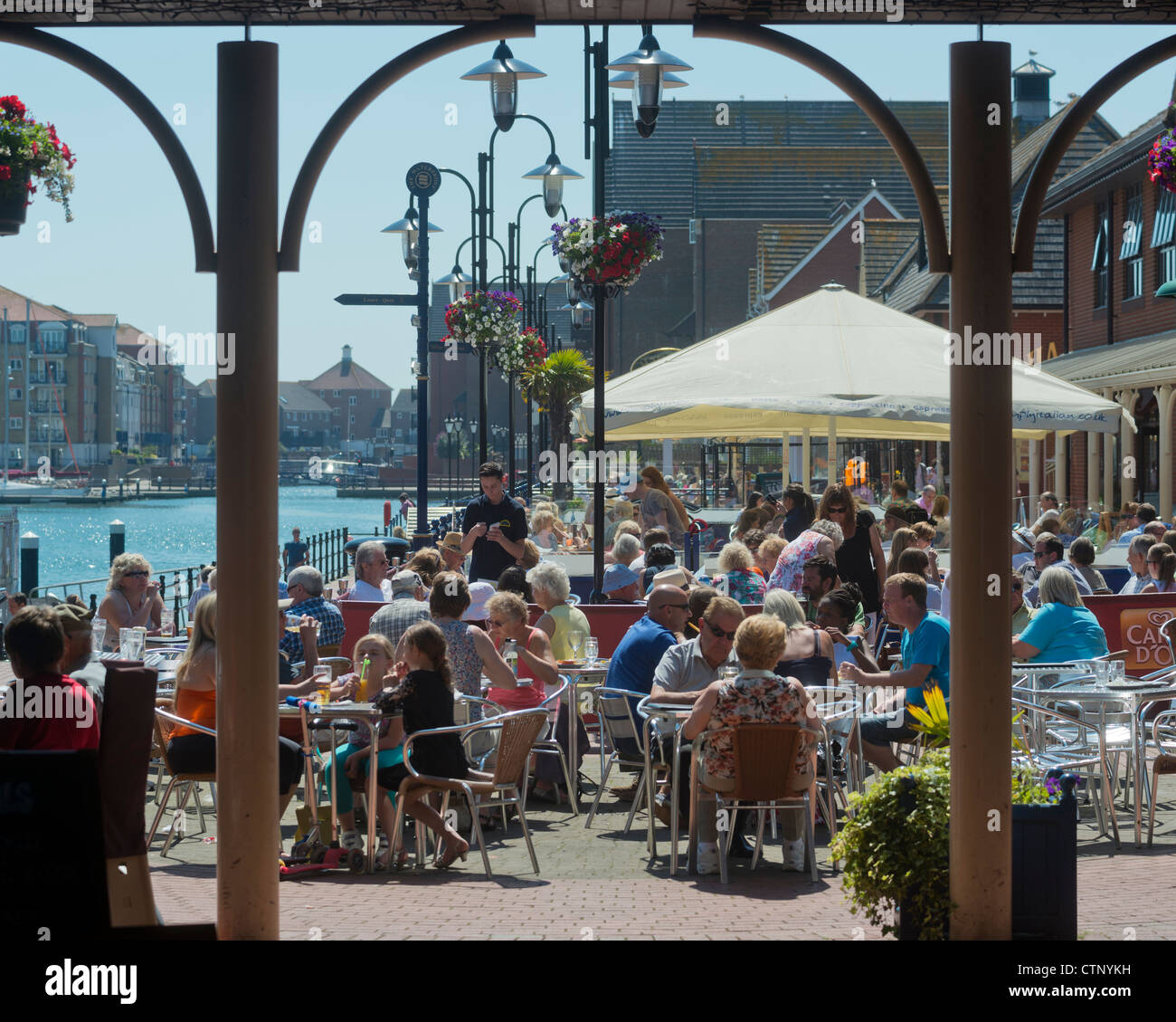Cafes at The Waterfront, Sovereign Harbour, Eastbourne, East Sussex ...
