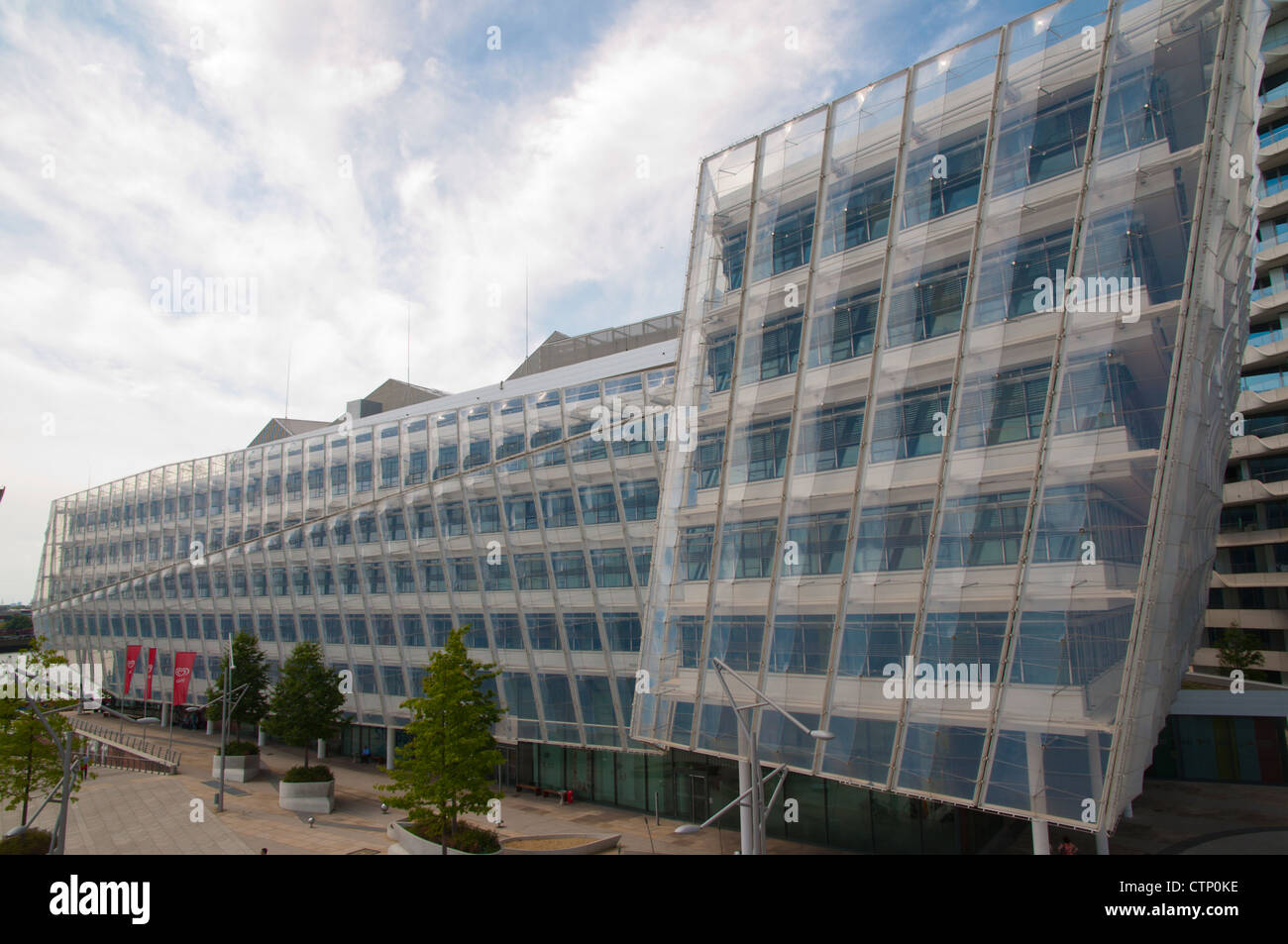 Unilever headquarters building (2009) HafenCity district Hamburg ...