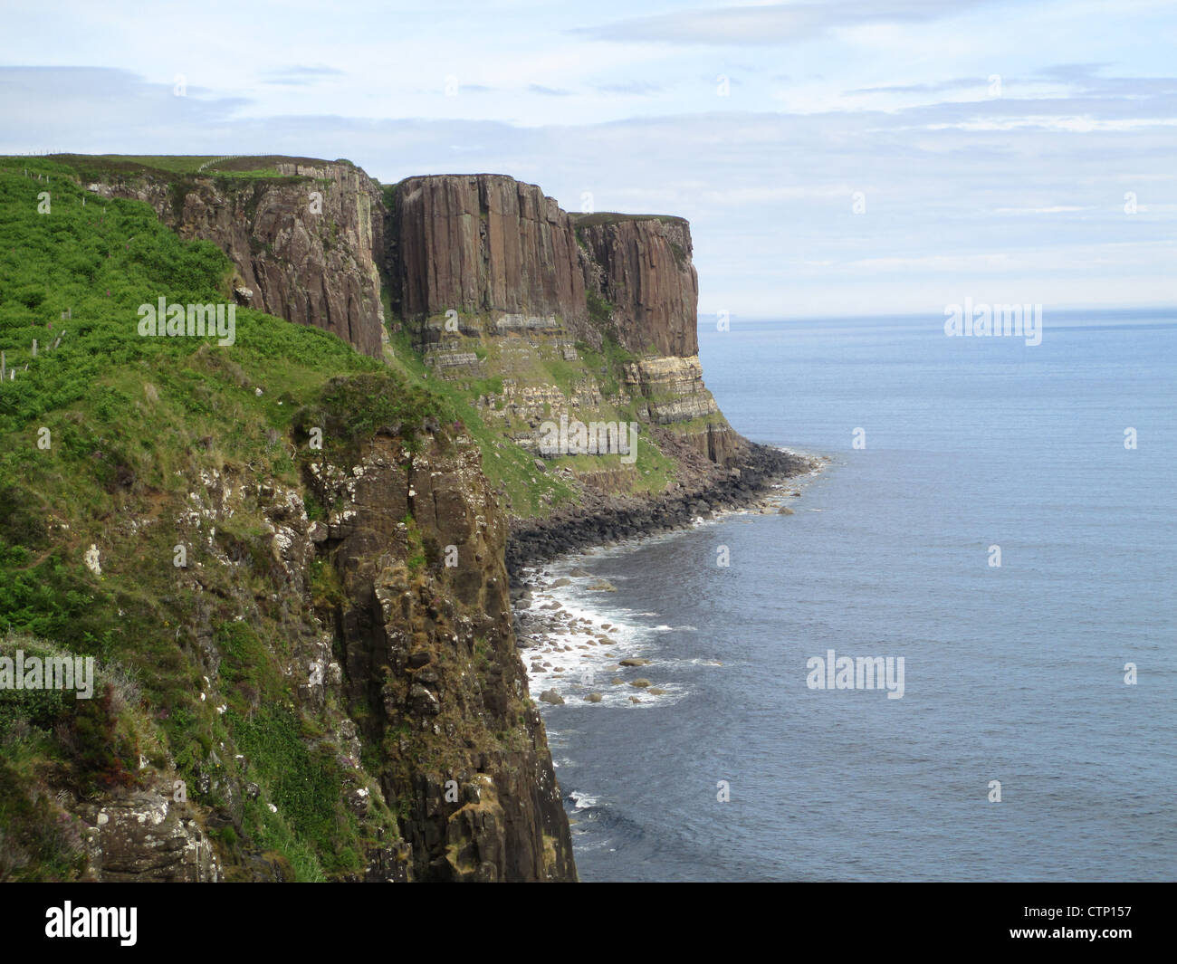 ISLE OF SKYE, Outer Hebrides, Scotland. Cliffs on the east coast. Photo ...