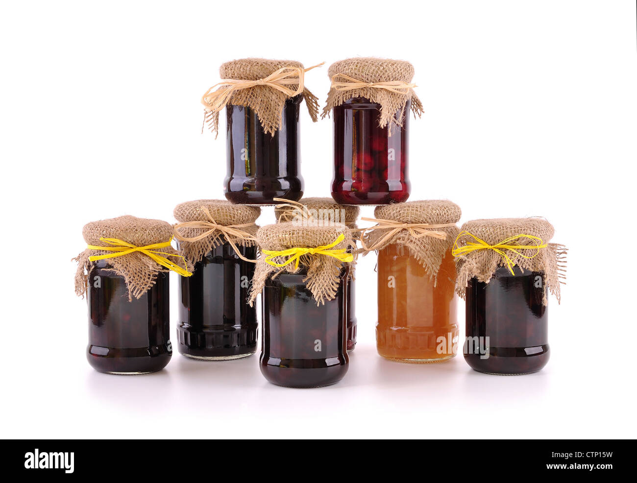 Jelly food in glass Cut Out Stock Images & Pictures - Alamy