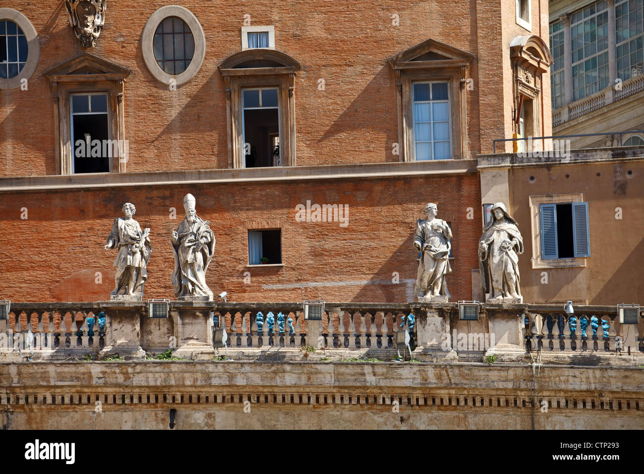 Pope residence building. Vatican. Rome. Europe Stock Photo - Alamy