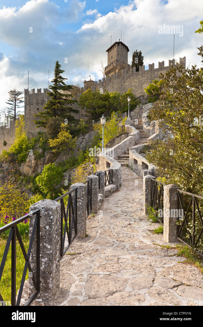 Guaita first tower san marino hi-res stock photography and images - Alamy
