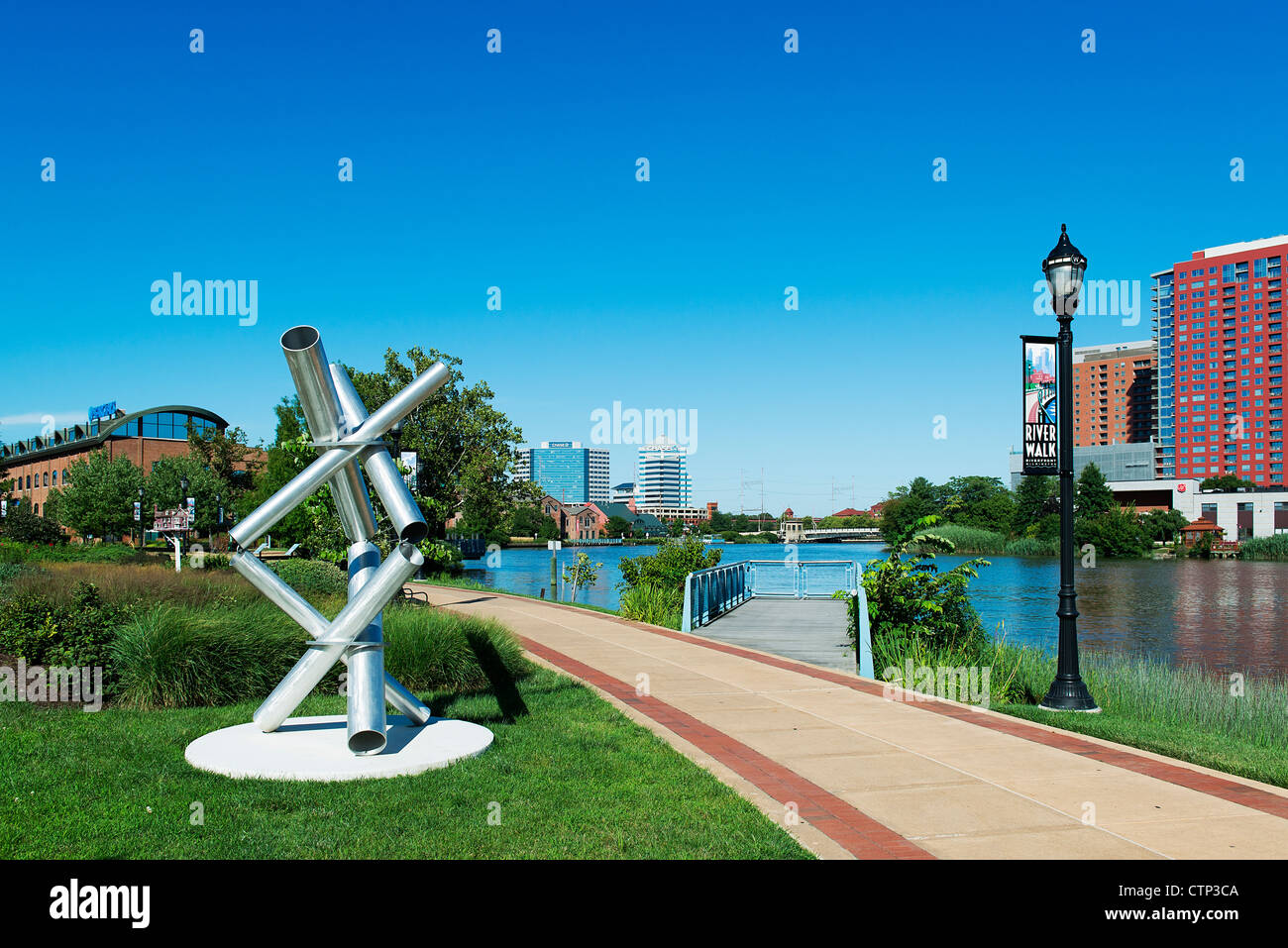 City of wilmington skyline for delaware hi-res stock photography and ...