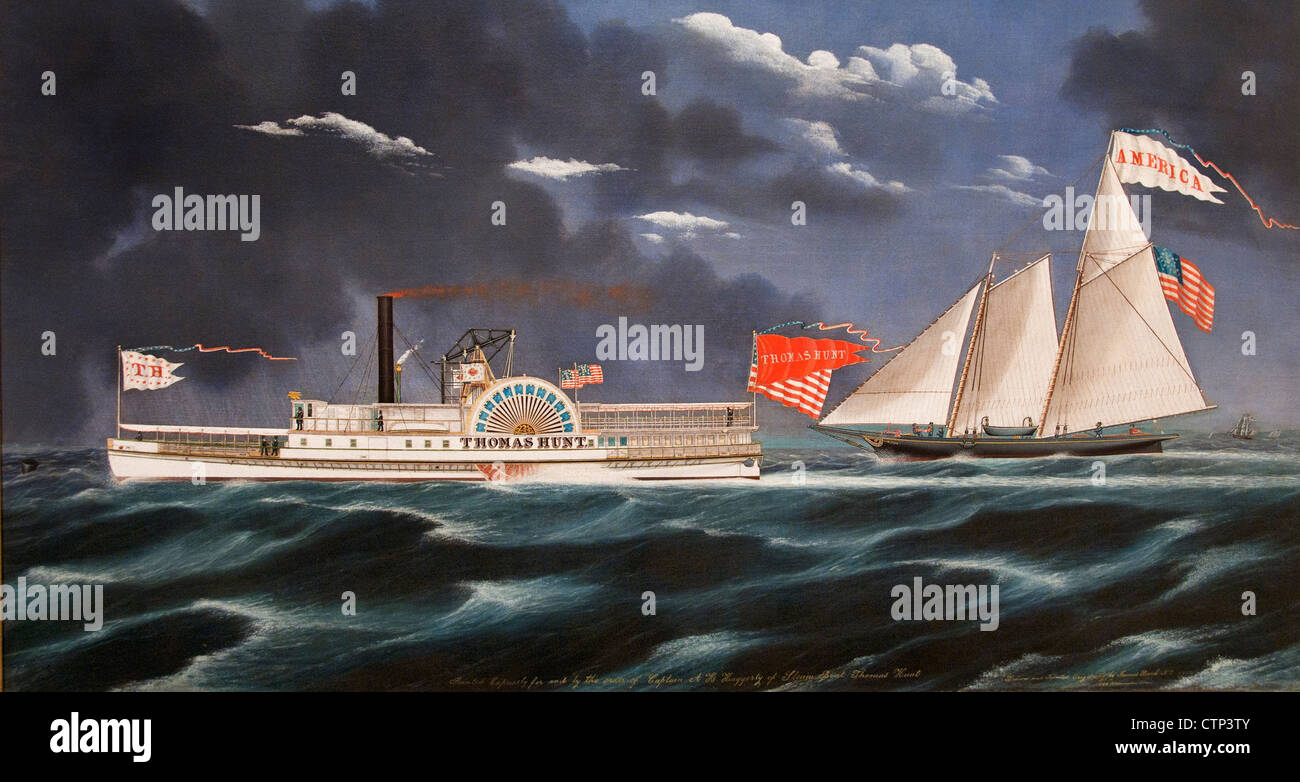 Thomas Hunt and America 1852 James Bard American United States of ...