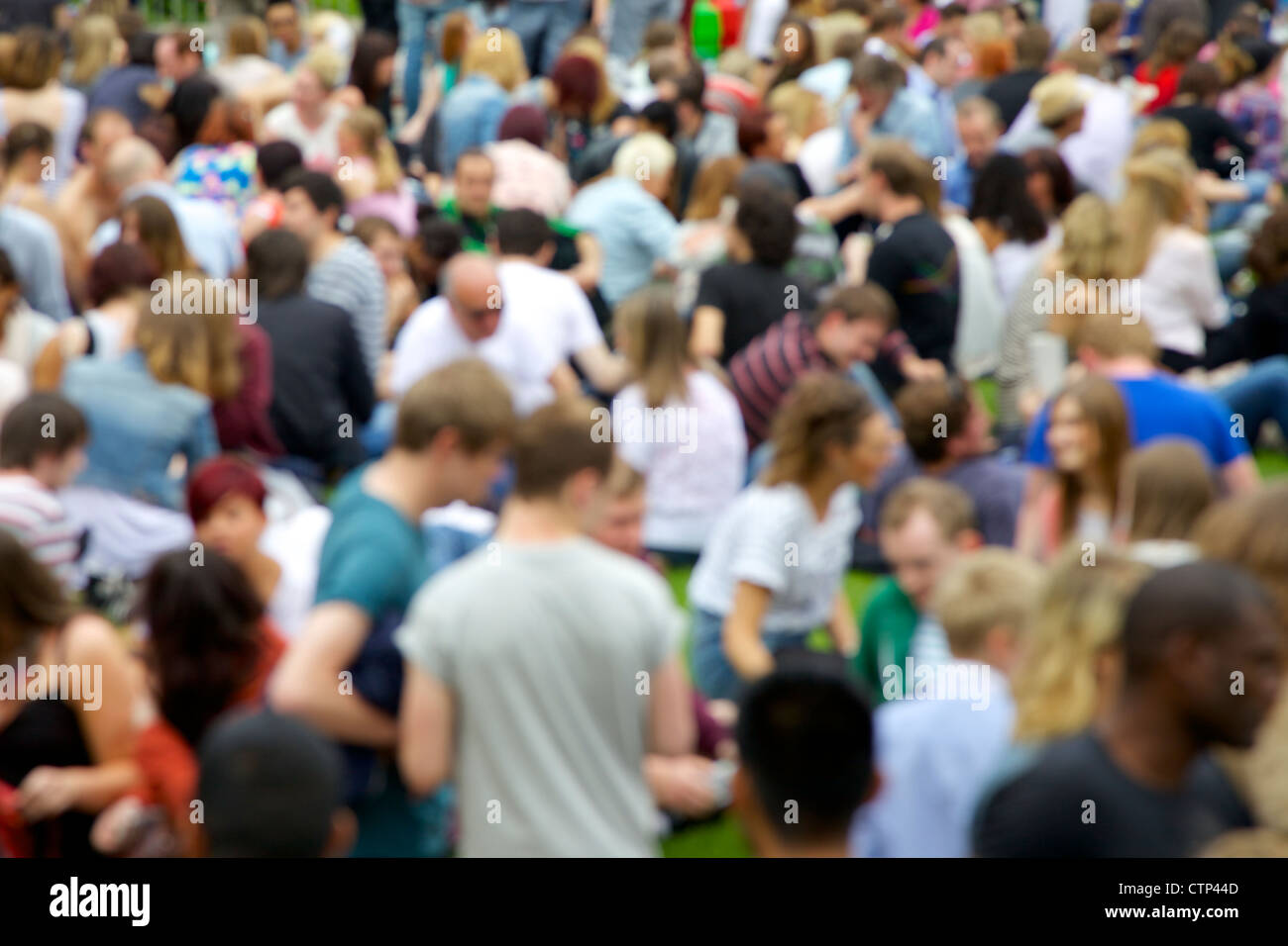 Crowd crowds crowded hi-res stock photography and images - Alamy