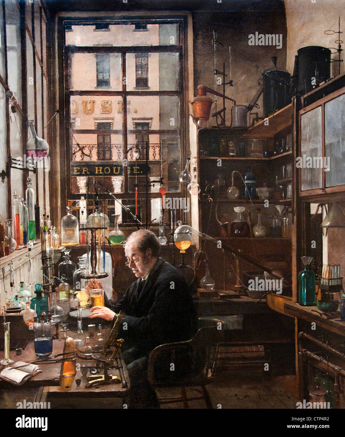 In the Laboratory 1885 Henry Alexander American United States of ...