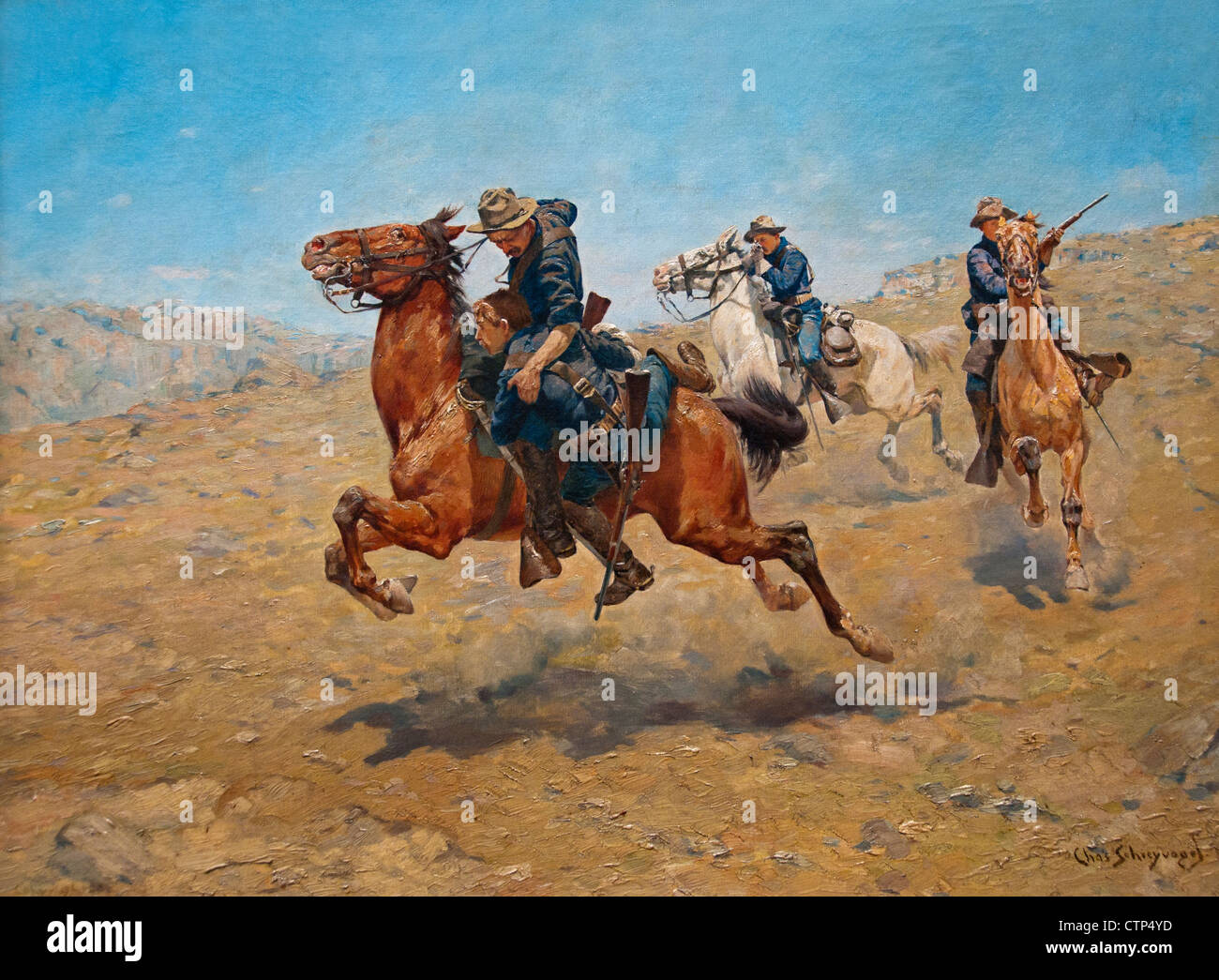 My Bunkie 1899 Charles Schreyvogel (1861–1912) American United States ...