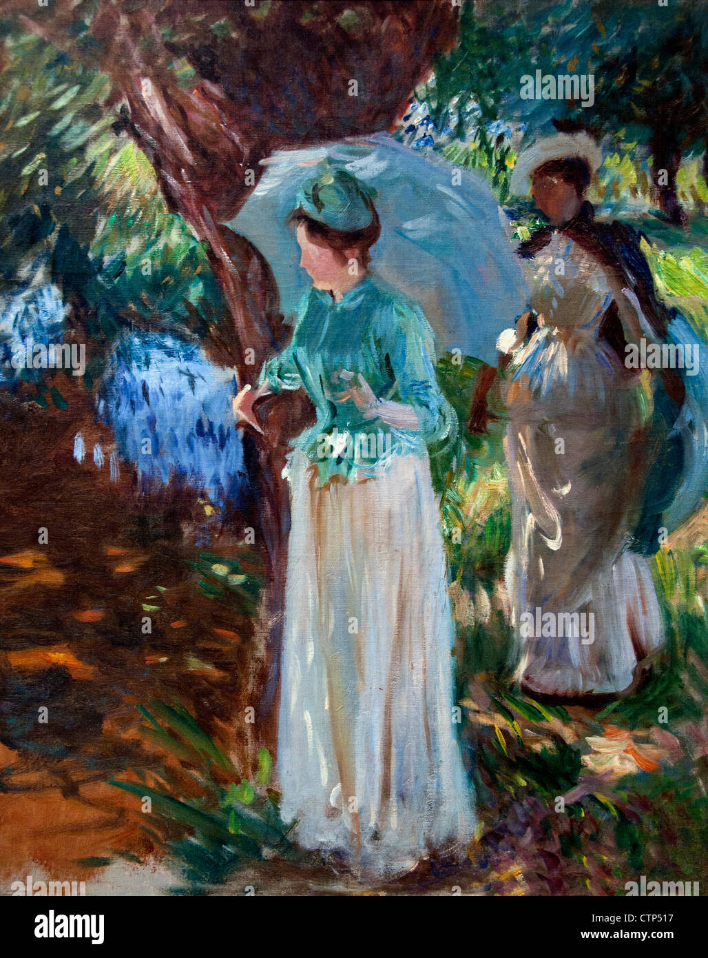 Two Girls with Parasols 1888 John Singer Sargent American United States ...