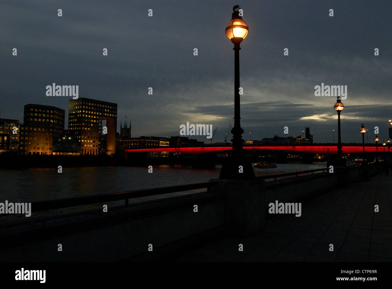 London Bridge at dusk, London, UK Stock Photo - Alamy