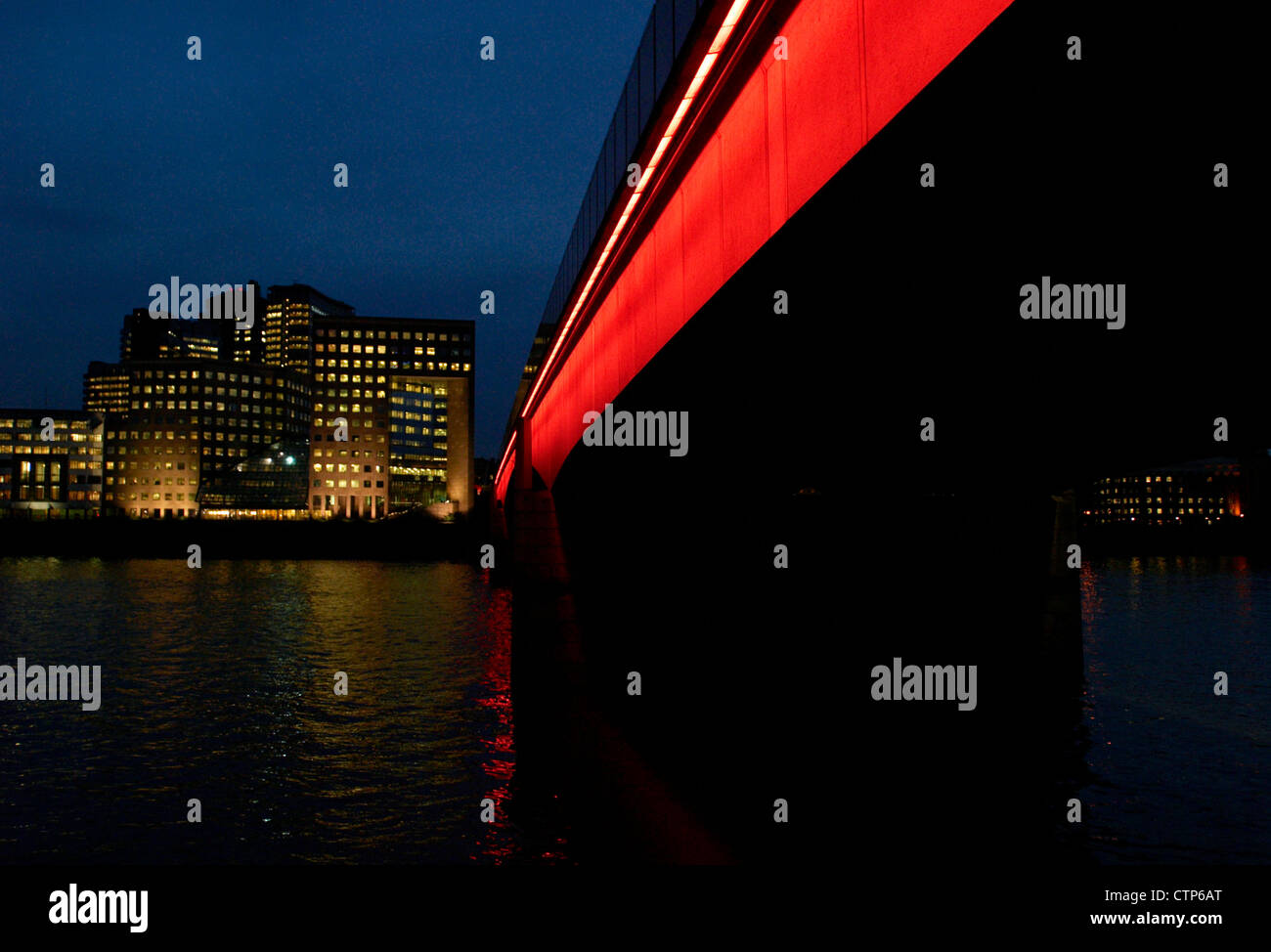 London Bridge at dusk, London, UK Stock Photo - Alamy
