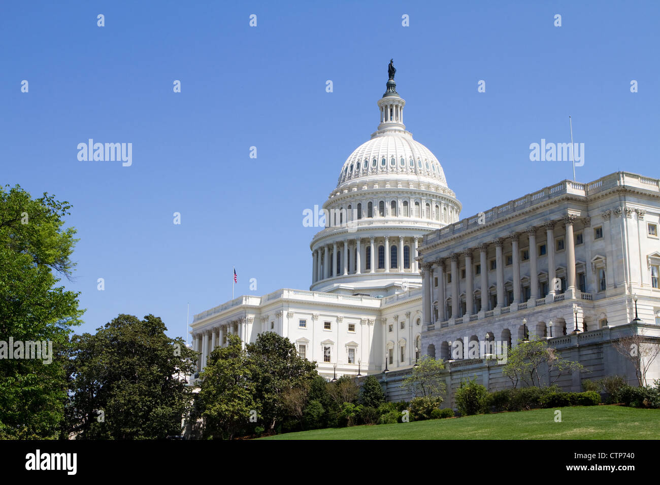 United States Capitol Building on Capitol Hill located in Washington ...