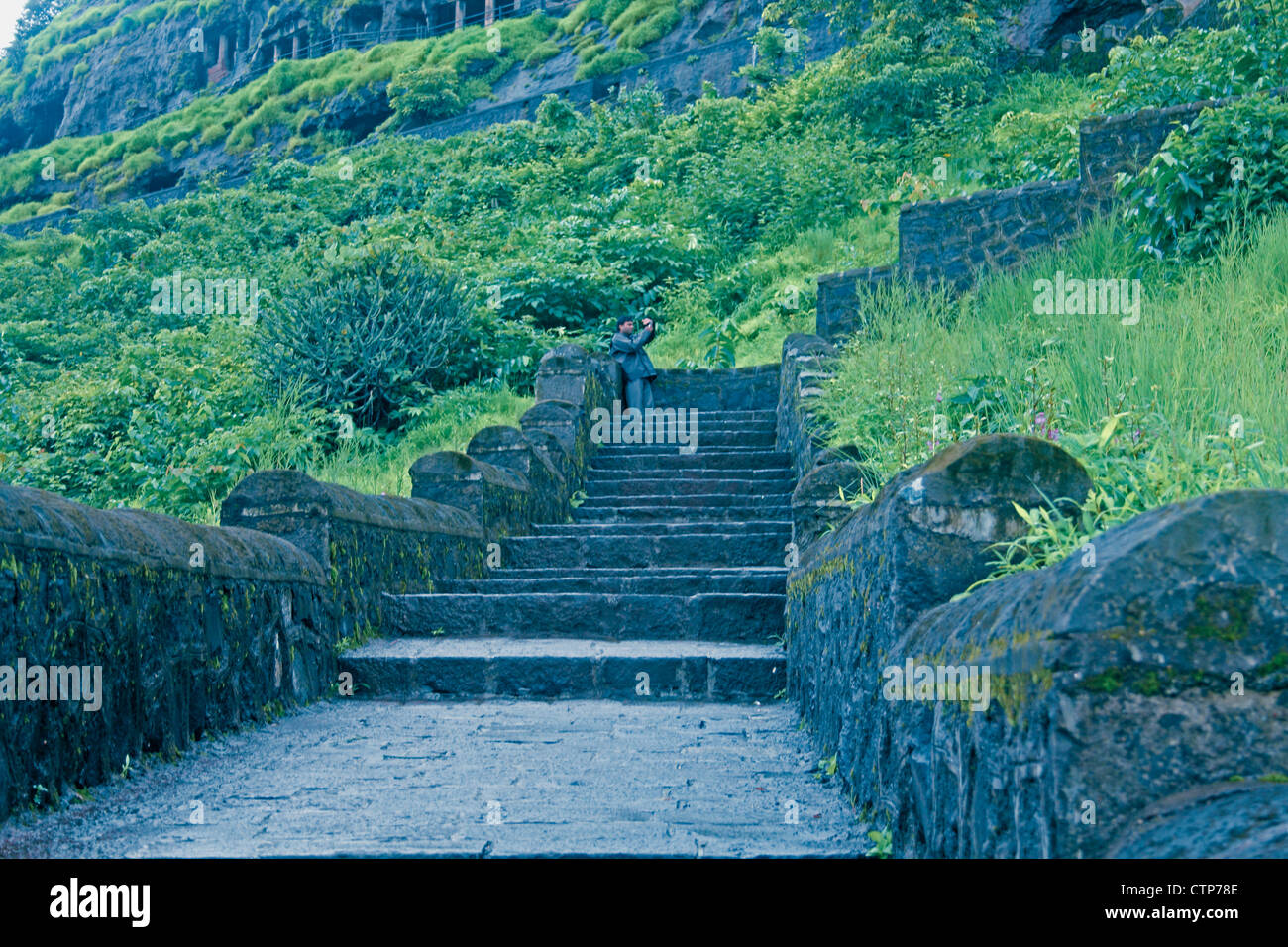 Gandhar Pale Buddhist caves situated near Mahad, India Stock Photo - Alamy