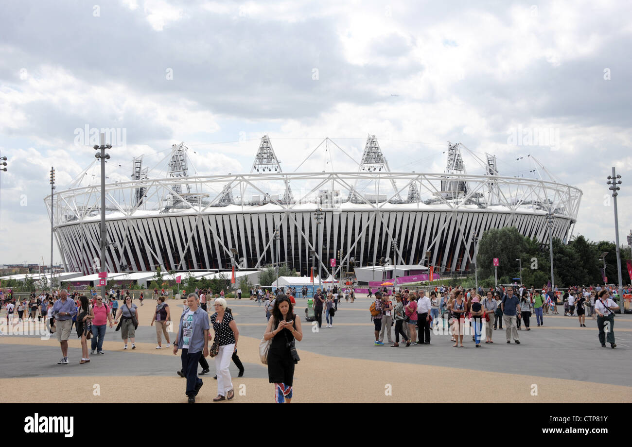 28/07/12 The Olympic Stadium at the Olympic Park in Stratford, East ...