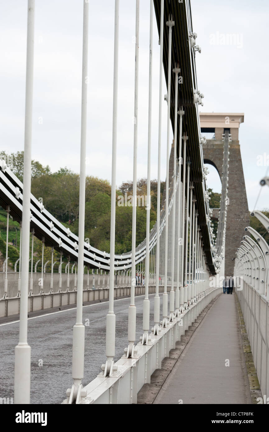 The Clifton Suspension bridge designed by Isambard KIngdom Brunel and ...