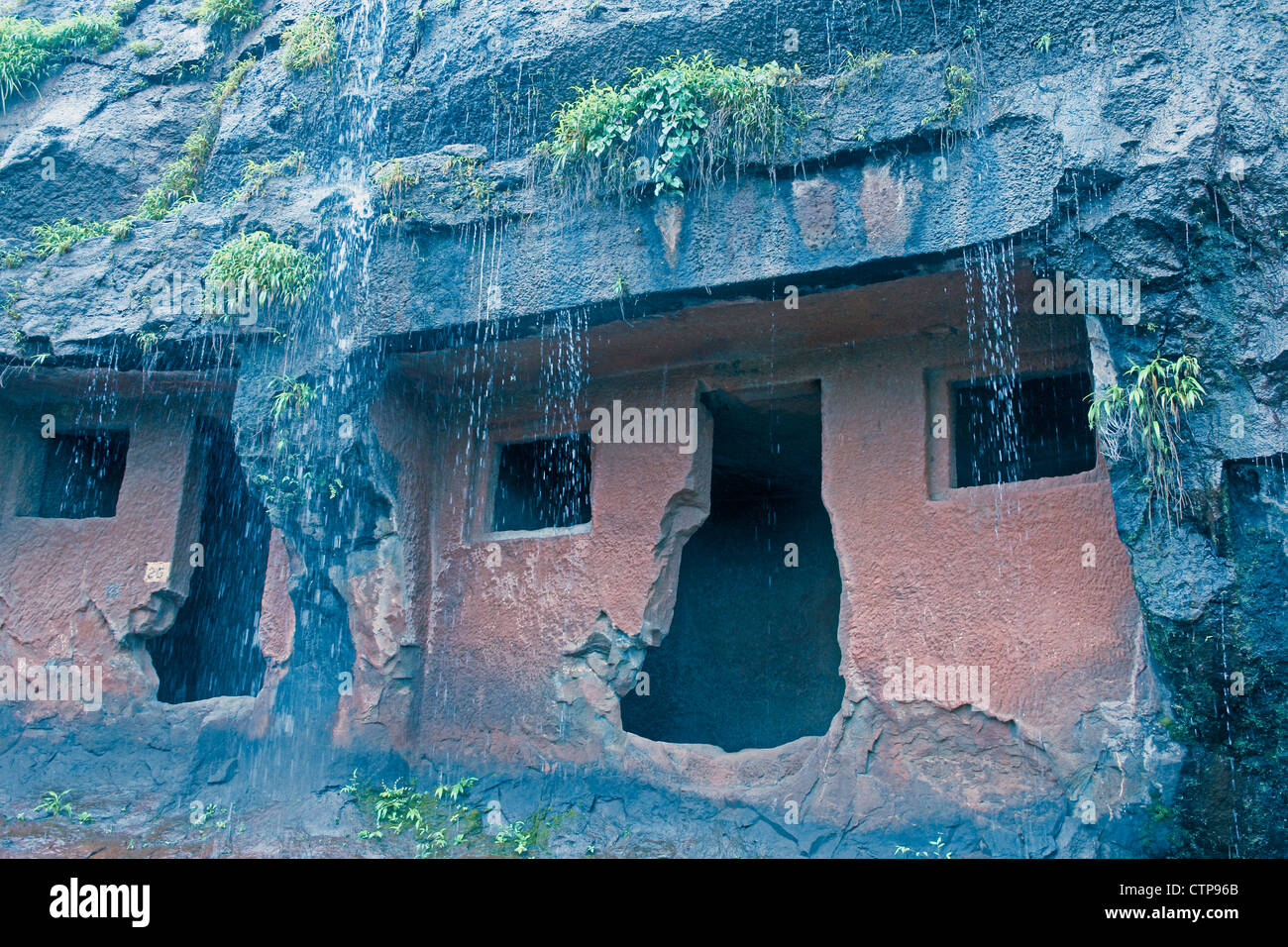 Gandhar Pale Buddhist caves situated near Mahad, India Stock Photo - Alamy