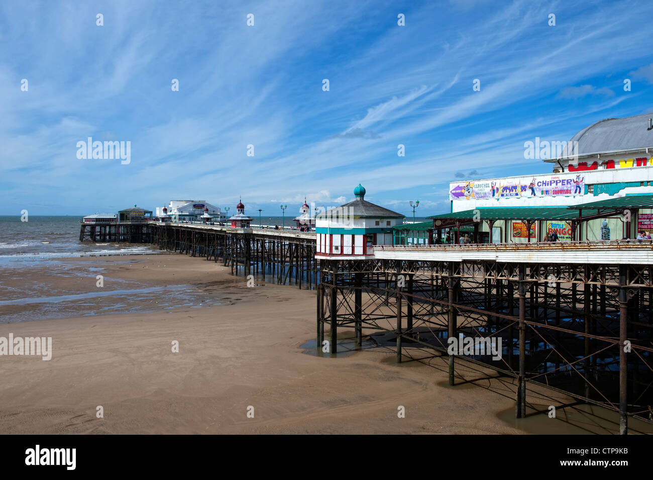 Blackpool north pier open hi-res stock photography and images - Alamy