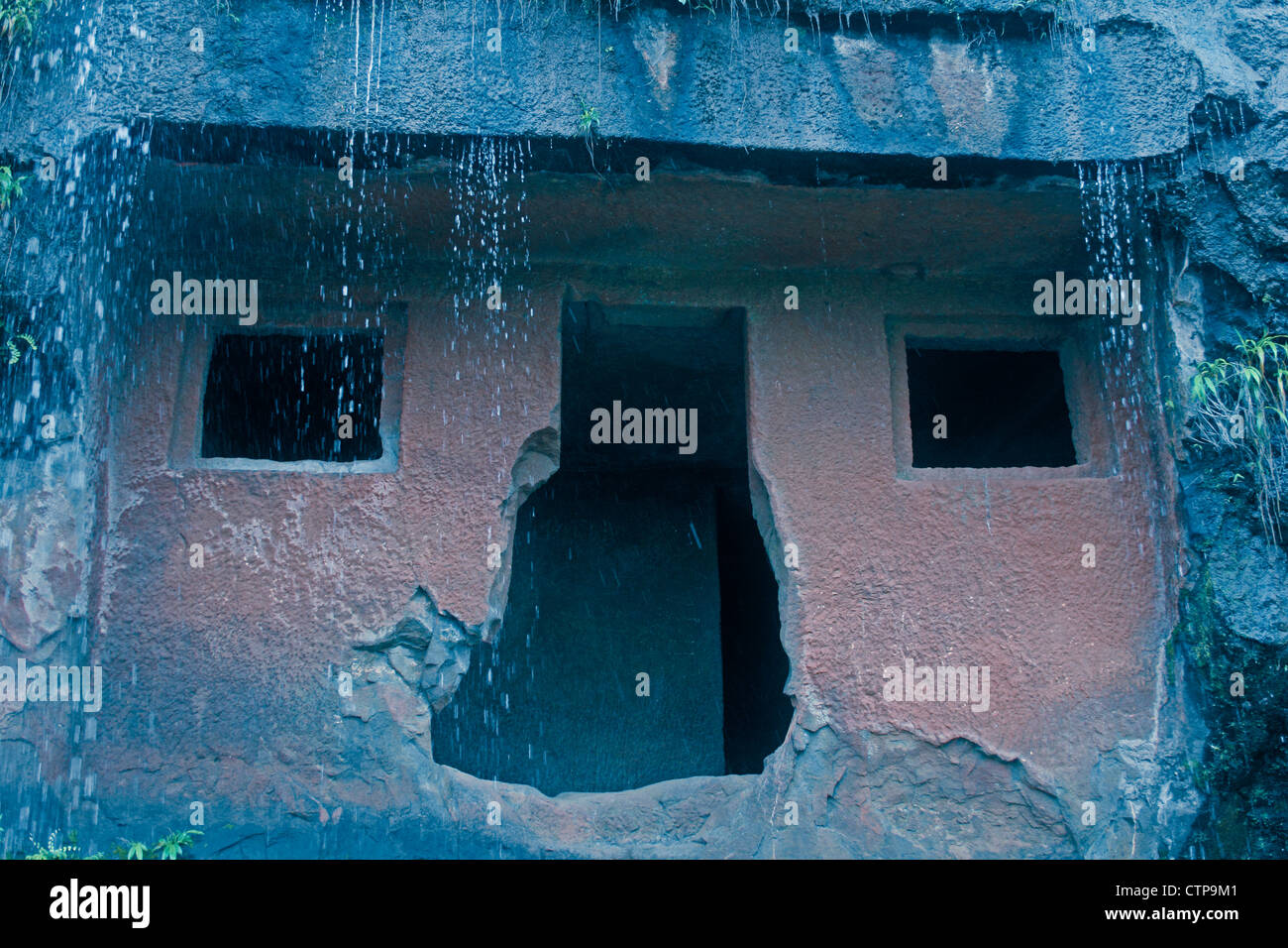 Gandhar Pale Buddhist caves situated near Mahad, India Stock Photo - Alamy